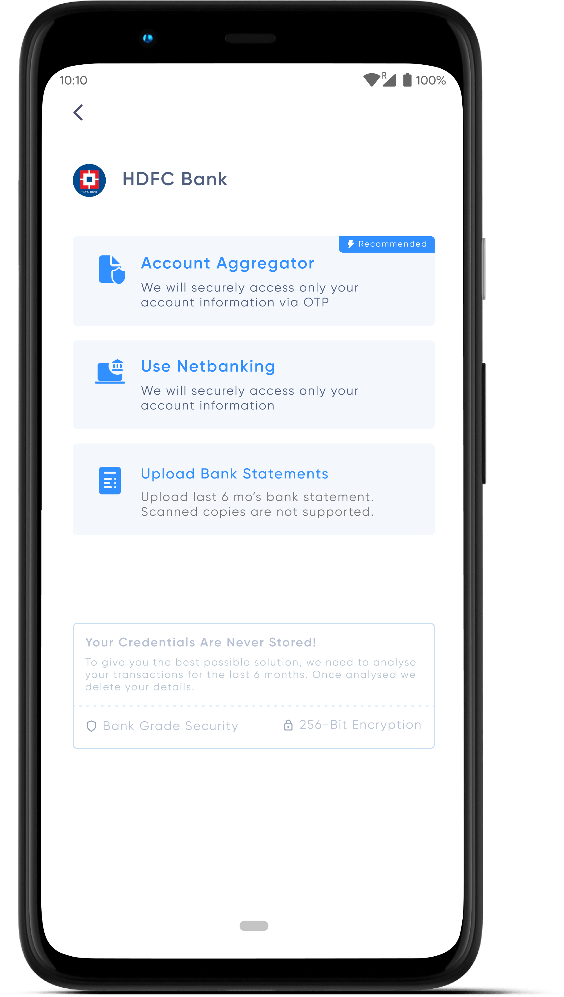 Account Aggregator BankConnect | FinBox Developer Documentation